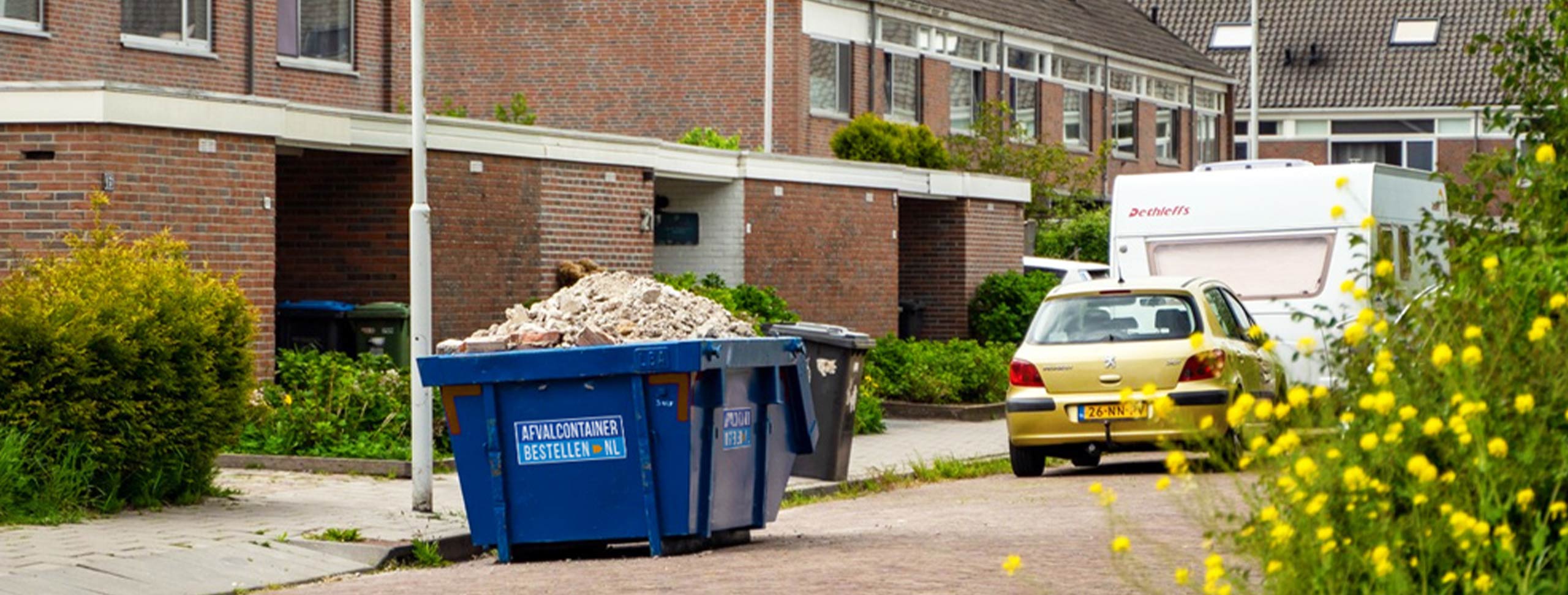 Waar mag u allemaal een container plaatsen? - Afvalcontainer Bestellen